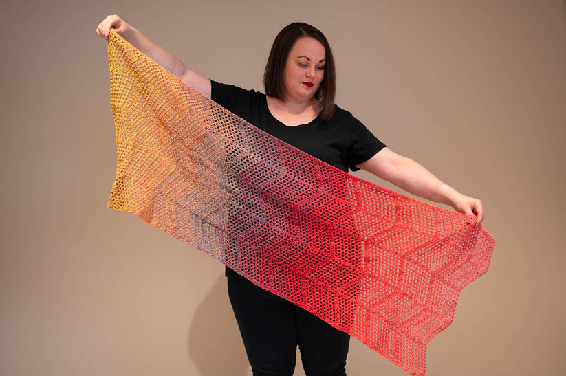 Lace Scarf Crochet Pattern – Joy of Motion Crochet